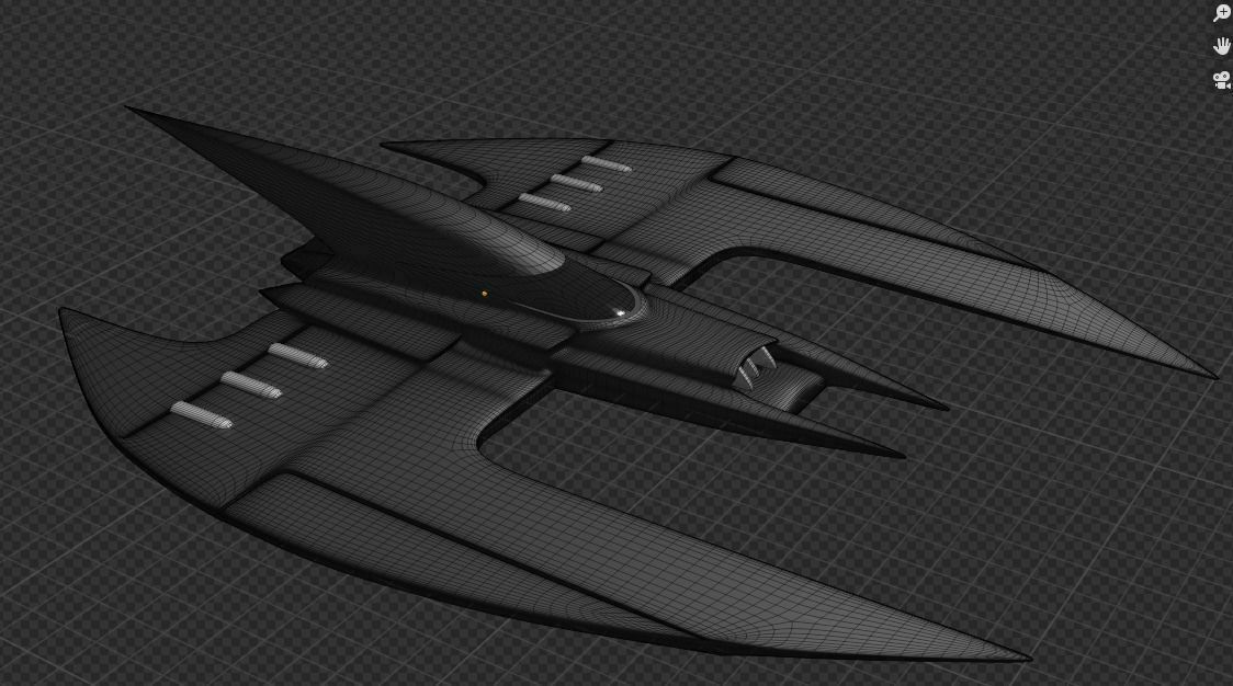 Batplane Animated Series