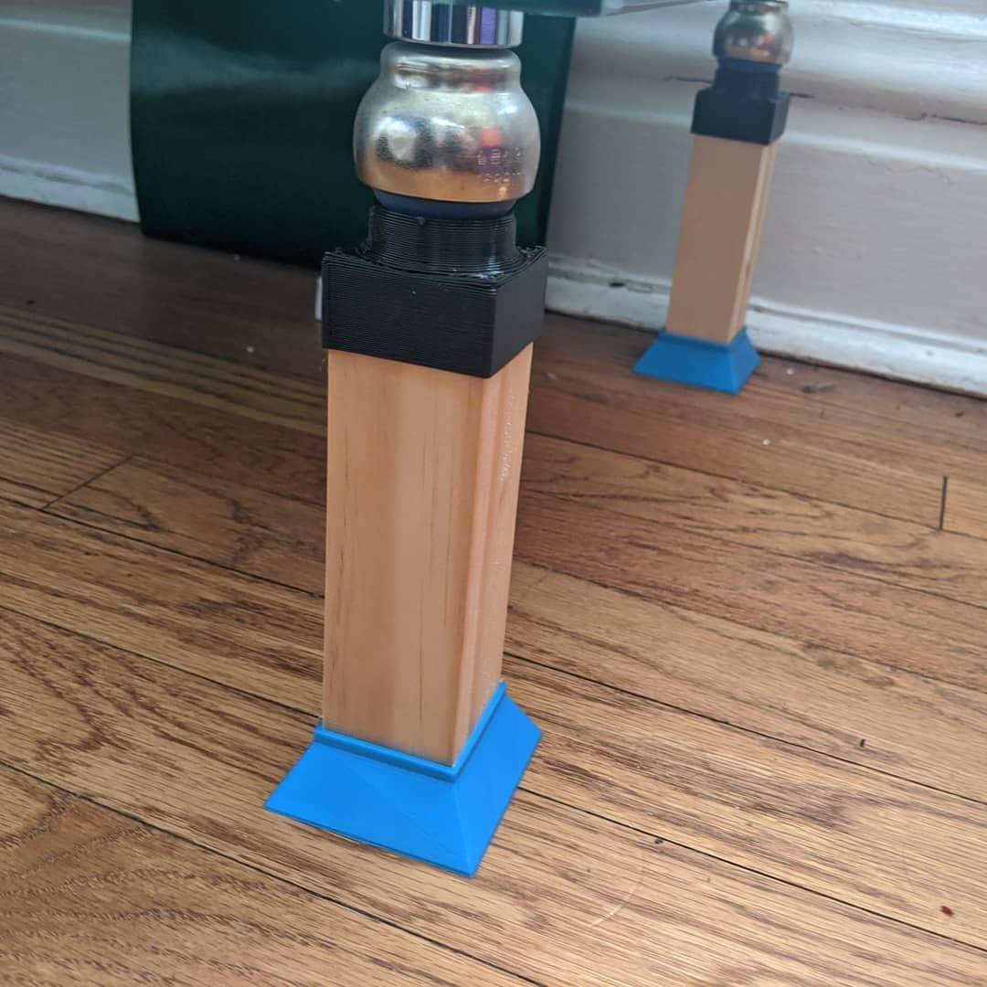 Free STL file Table feet (extension) 🦶・3D print design to download・Cults