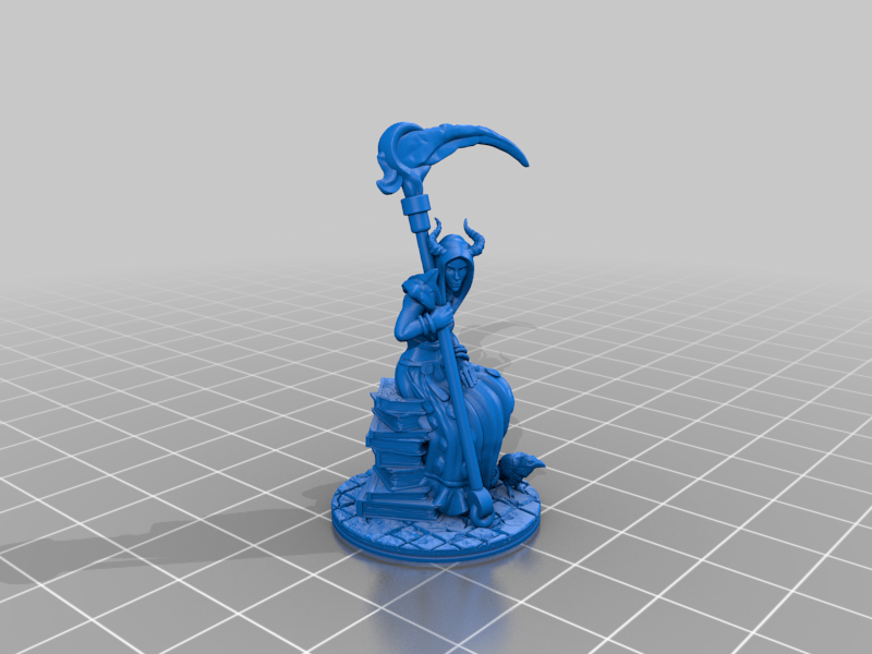 Free STL file Lady Necromancer Statuette (Pre-Supported) 👧・3D printing ...