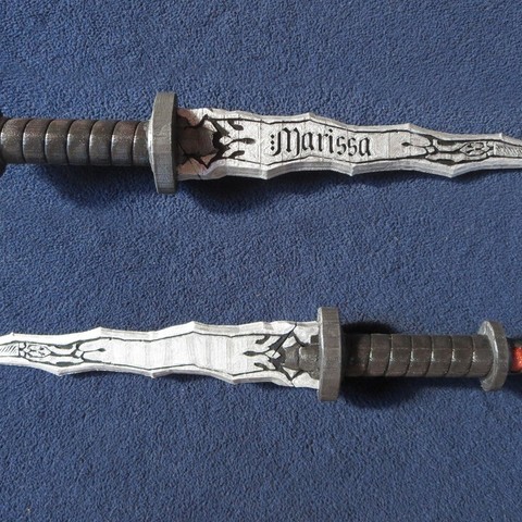 Download free 3D print files Customizable Dark One Dagger ・ Cults