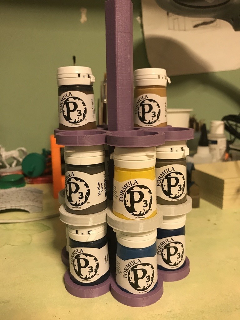 Free STL file Formula P3 paint carousel・Model to download and 3D print ...