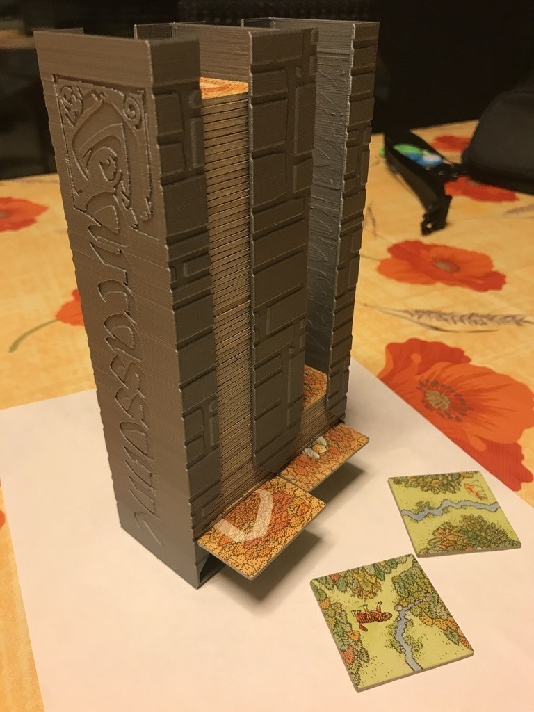 Free STL file Carcassonne double tile tower・3D printing design to ...