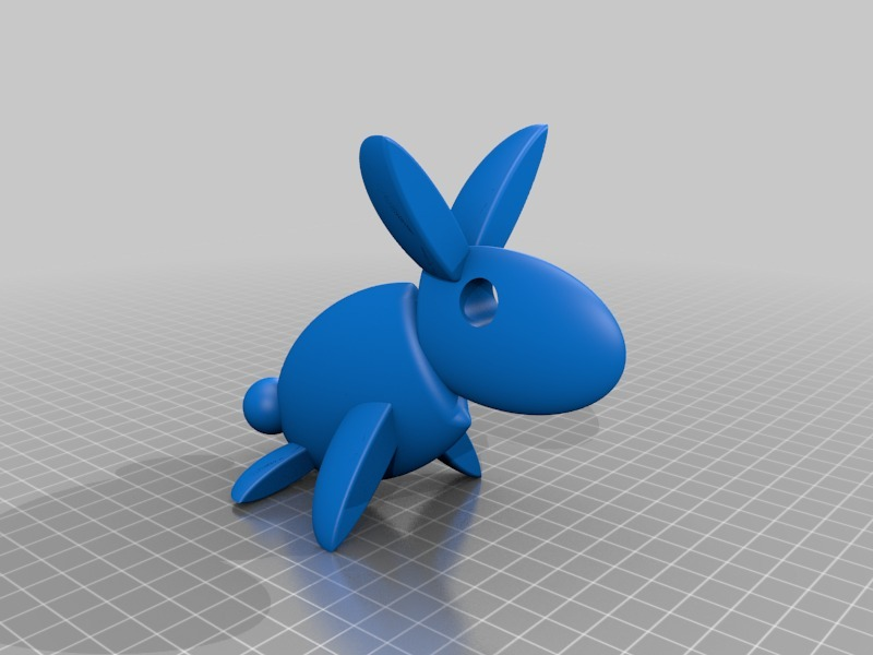 Free 3D file ...rabbit...・3D printing template to download・Cults