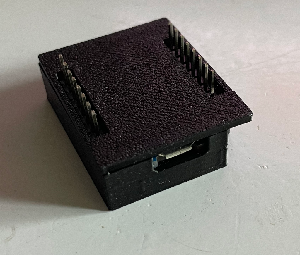 Archivo 3D gratis ESP8266 D1 Mini Caja Pins Expuestos・Modelo imprimible ...