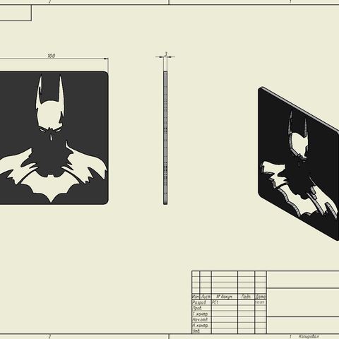 Download OBJ file Batman logo • 3D print model ・ Cults