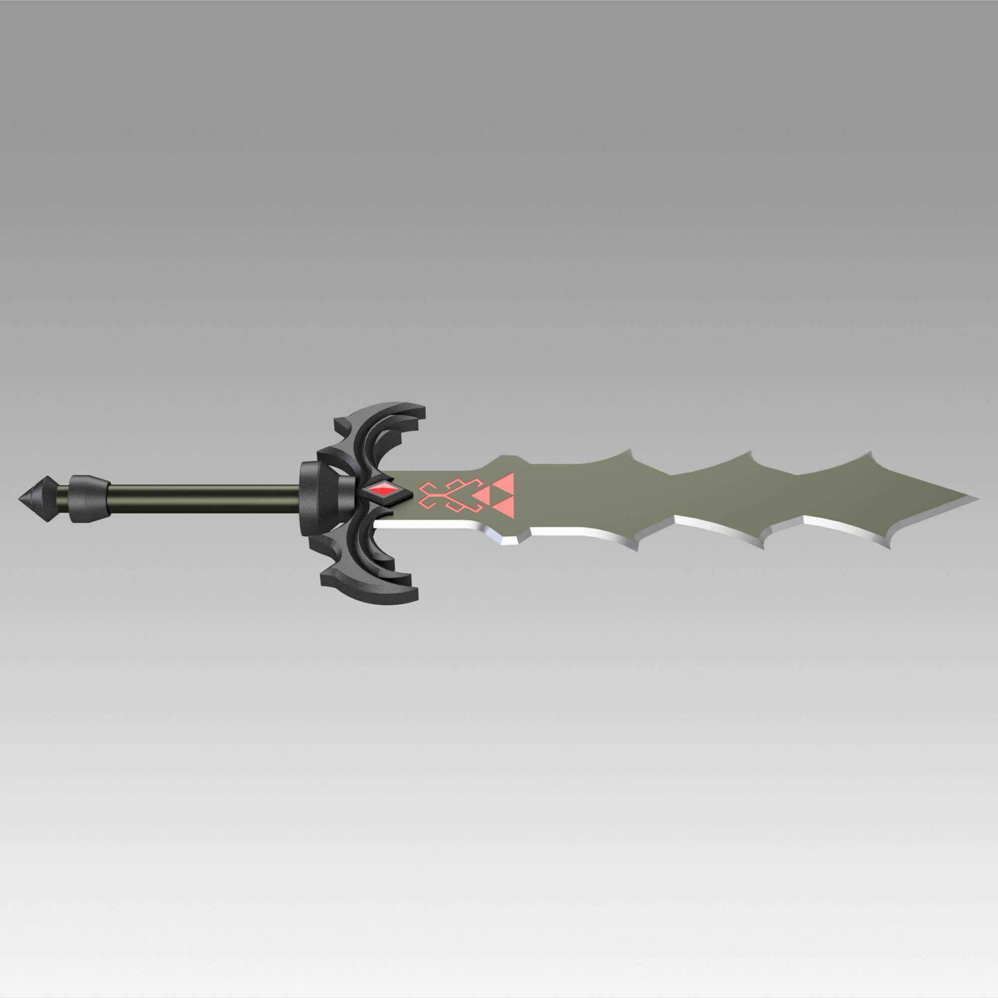 STL file The Legend of Zelda Skyward Sword Demon King Sword・Model to ...