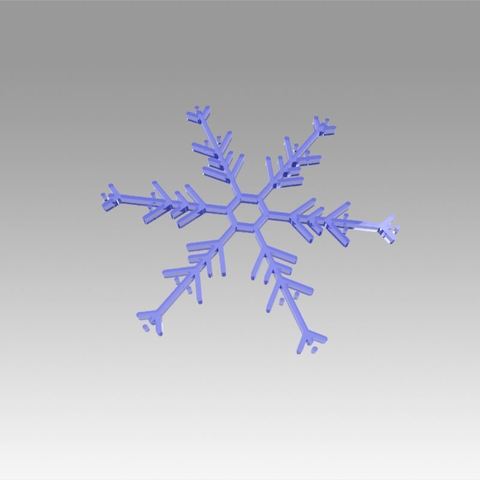 Download 3D printer templates Snowflakes collection ・ Cults