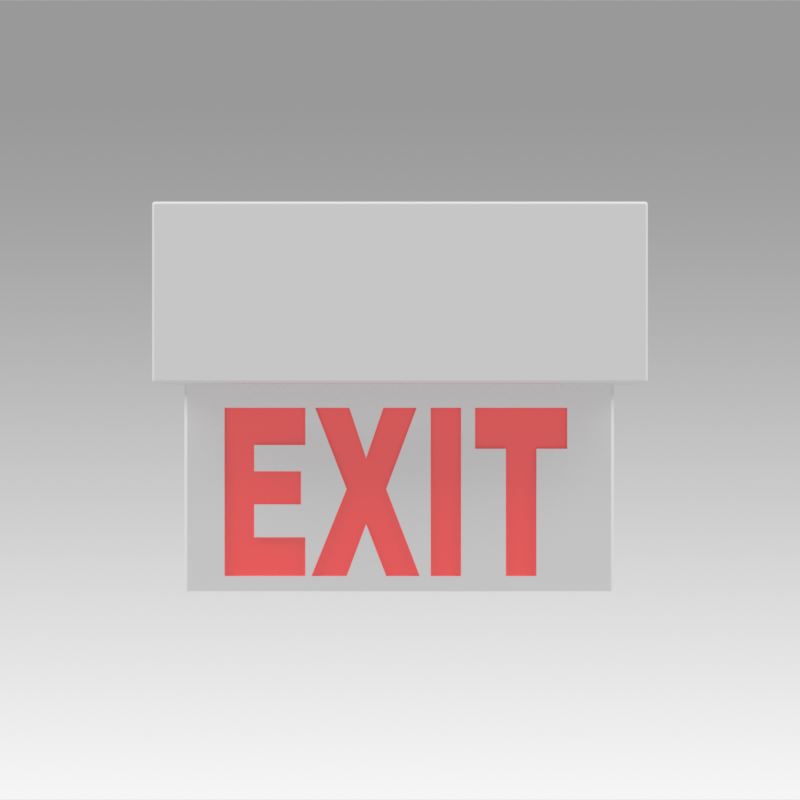 STL file Exit Sign 🏛️・3D printer model to download・Cults