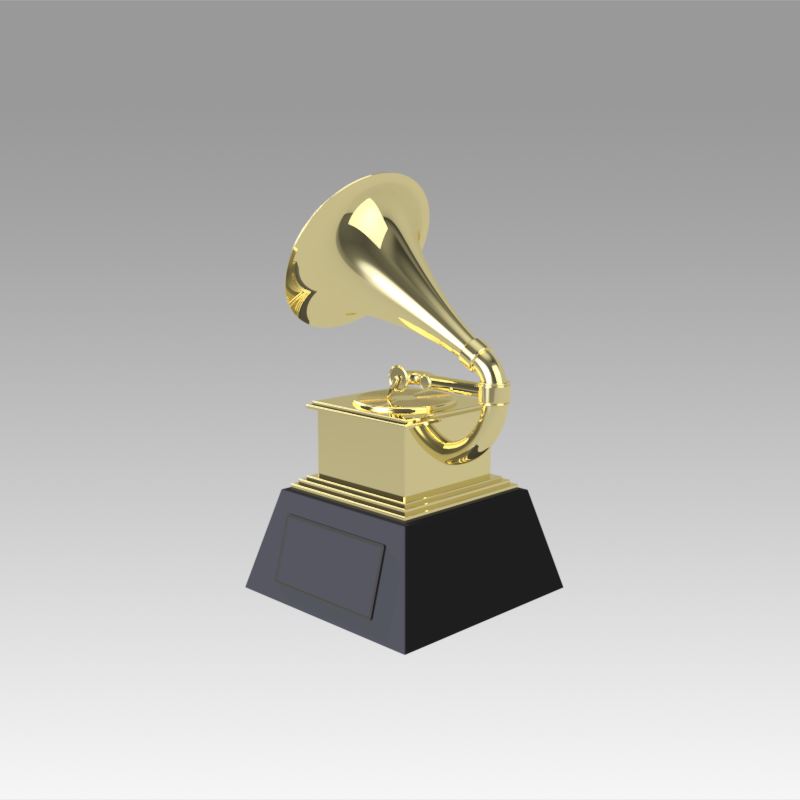 STL file Grammy award 🎵・3D print model to download・Cults