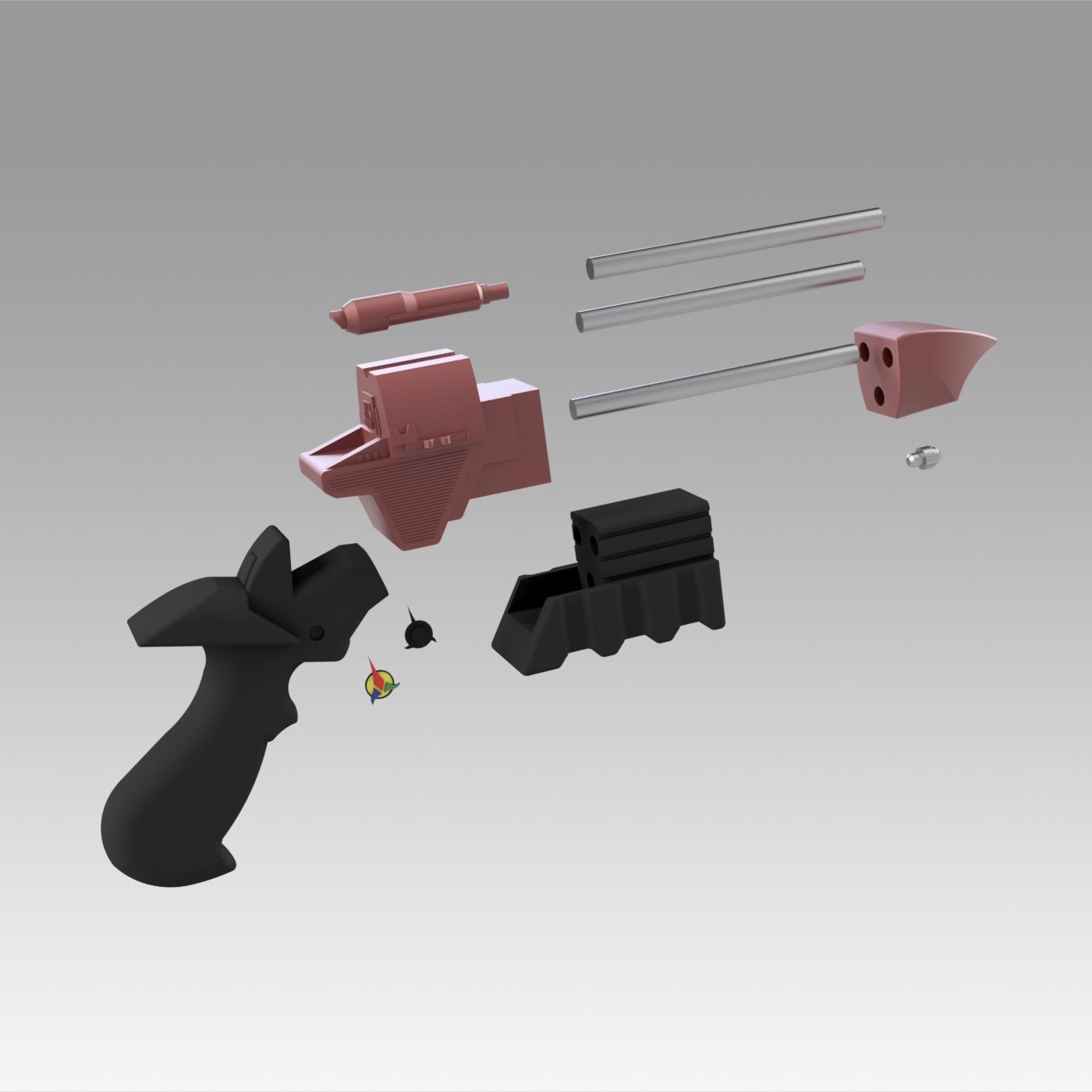 STL file Star Trek VI The Undiscovered Country Klingon Disruptor Pistol ...