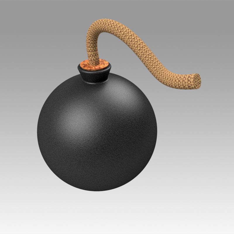 STL file Classic bomb・3D printable model to download・Cults