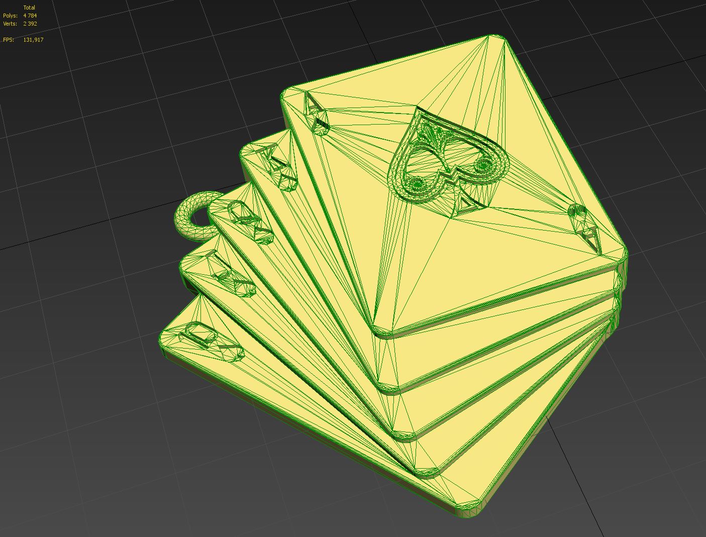 STL file Pendant Playing card 🃏・Model to download and 3D print・Cults