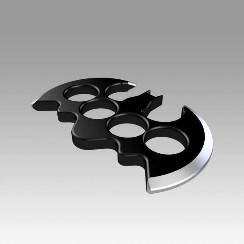 STL file Brass knuckles batman 👊・3D print design to download・Cults