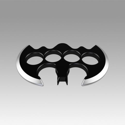 Download 3D printer files Brass knuckles batman ・ Cults