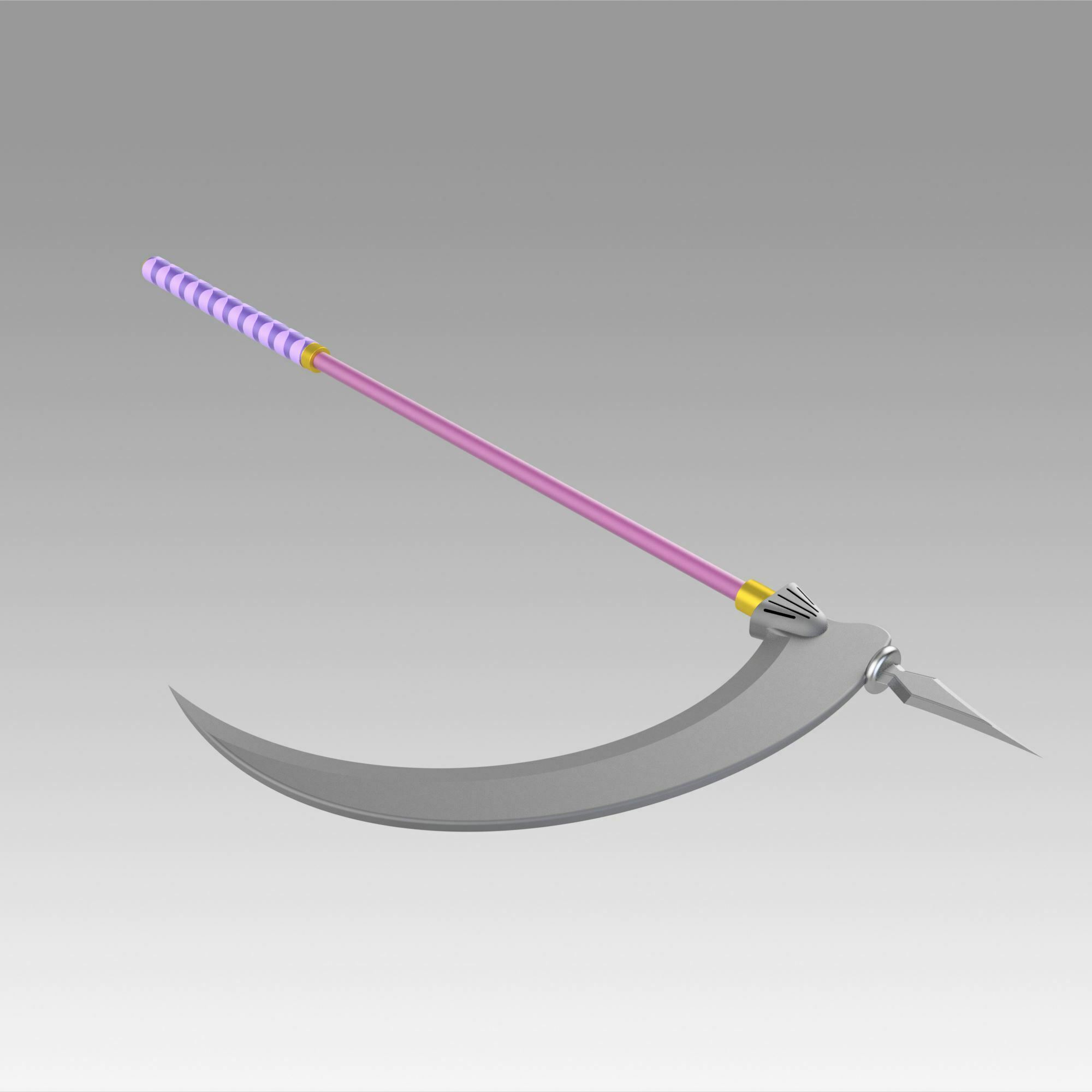 STL file Devil Kings Sanguko Tenkai Mitsuhide Akechi Two Scythes 😈・3D ...