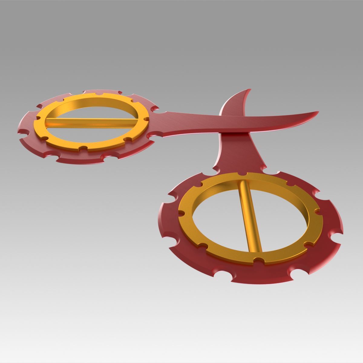 STL file Final Fantasy X Rikku Dagger Cosplay Weapon Prop・3D printing ...