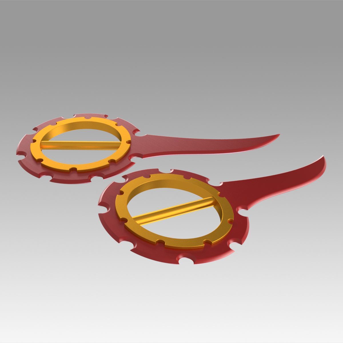 STL file Final Fantasy X Rikku Dagger Cosplay Weapon Prop・3D printing ...