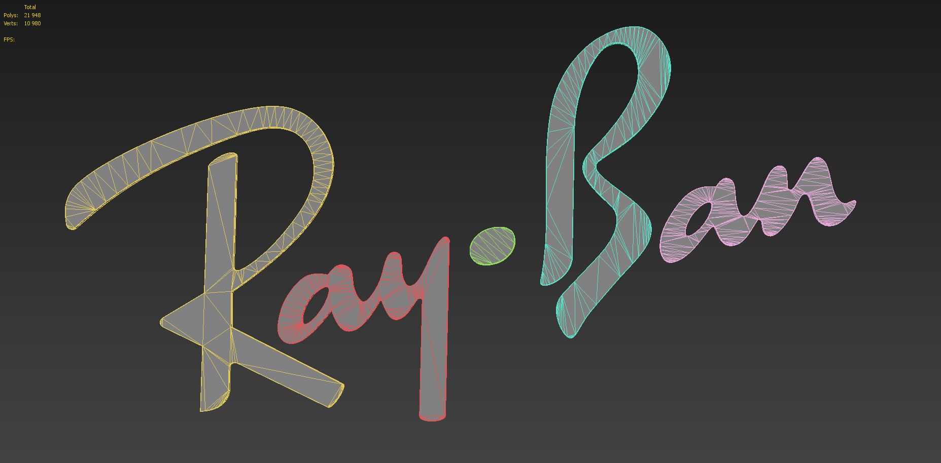 STL file Ray ban logo・3D print design to download・Cults