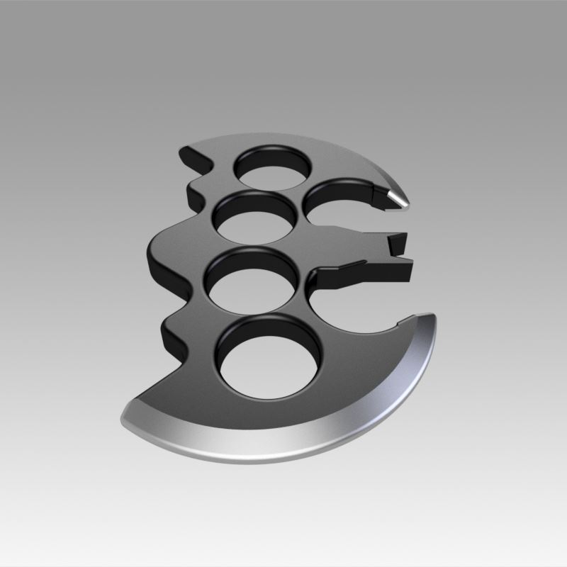 STL file Brass knuckles batman・3D print design to download・Cults
