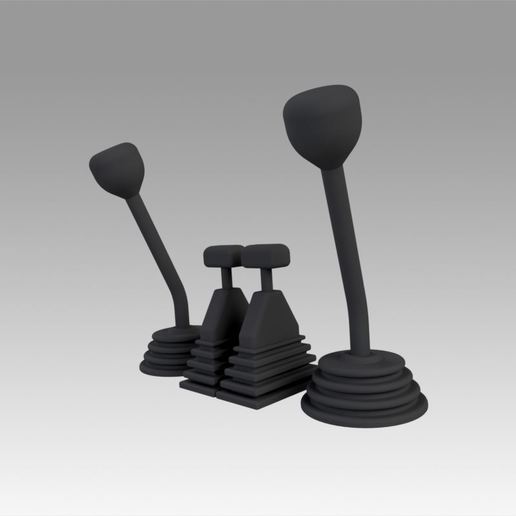 Download 3D printing models Control Levers ・ Cults
