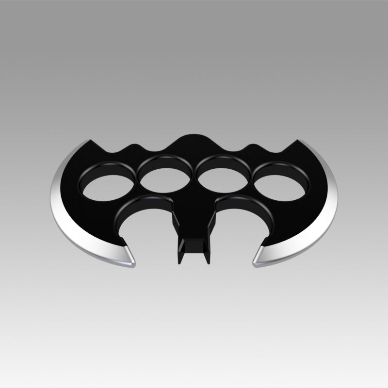 STL file Brass knuckles batman・3D print design to download・Cults