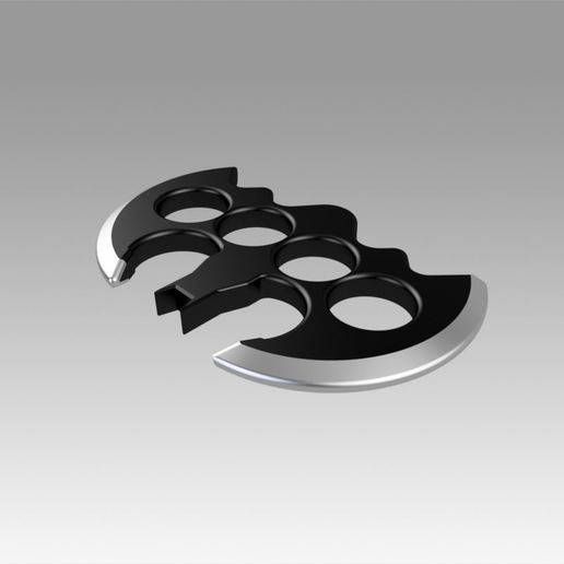 Download 3D printer files Brass knuckles batman ・ Cults