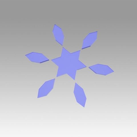 Download OBJ file Snowflakes collection • 3D printable template ・ Cults