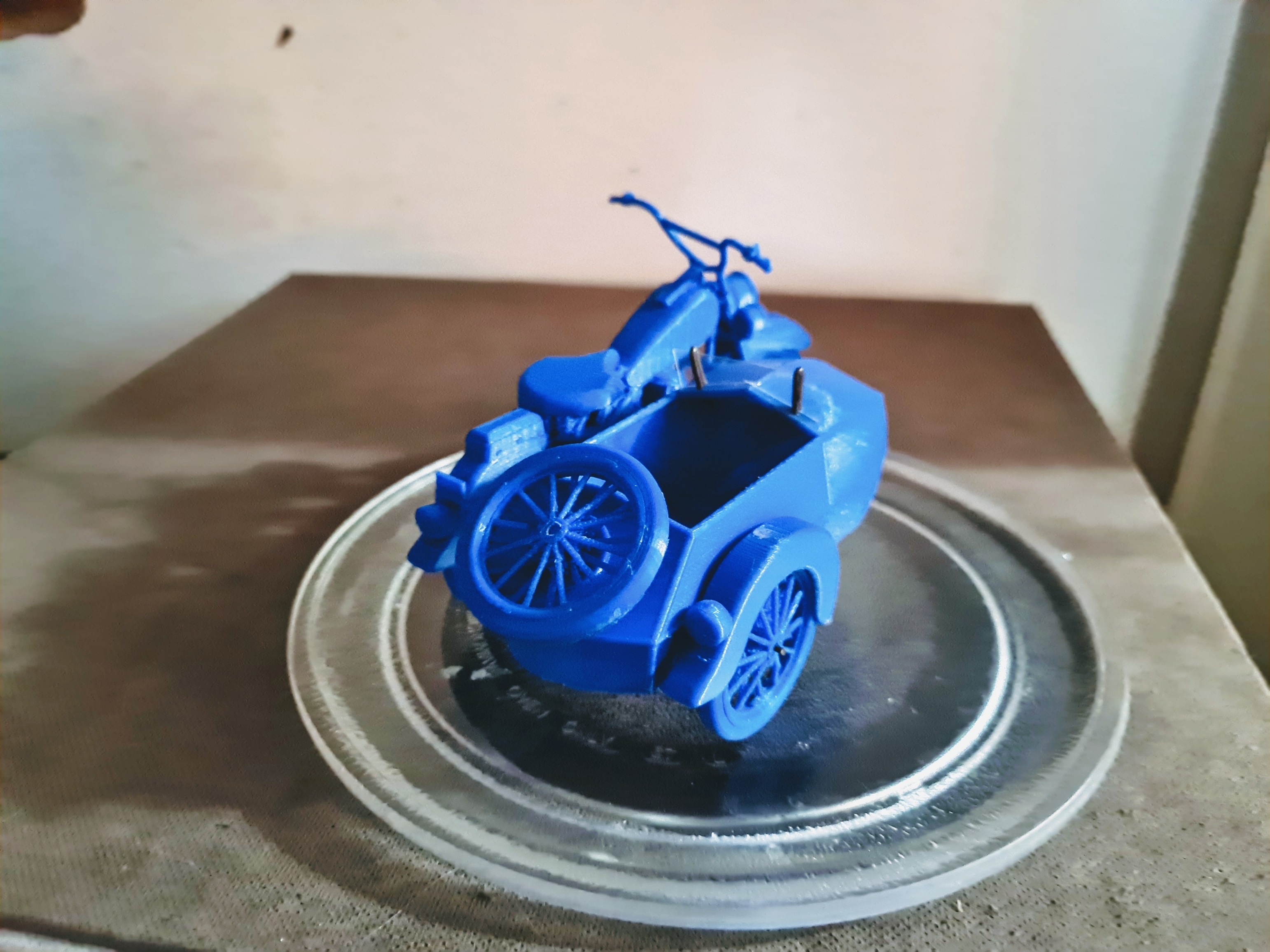 Download STL file motorbike with sidecar • 3D printer template ・ Cults