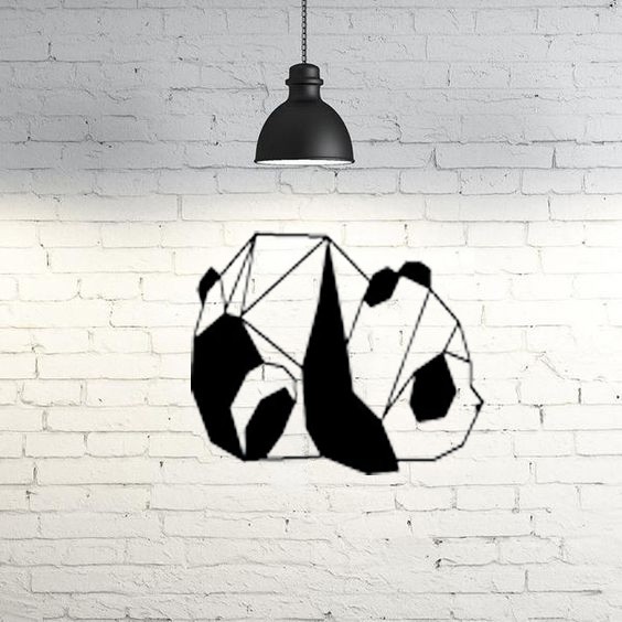 Panda Wall Art Lamp by DMaker | Download free STL model | Printables.com