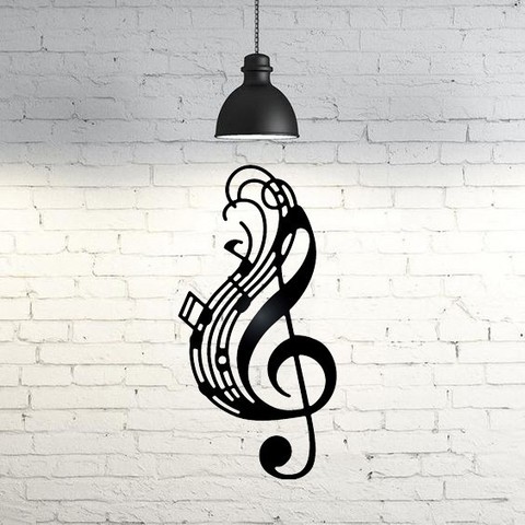 Download 3D printer designs Music Notes wall sculpture 2D ・ Cults