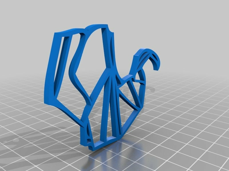 Free STL file Origami Elephant 2D・3D printer model to download・Cults