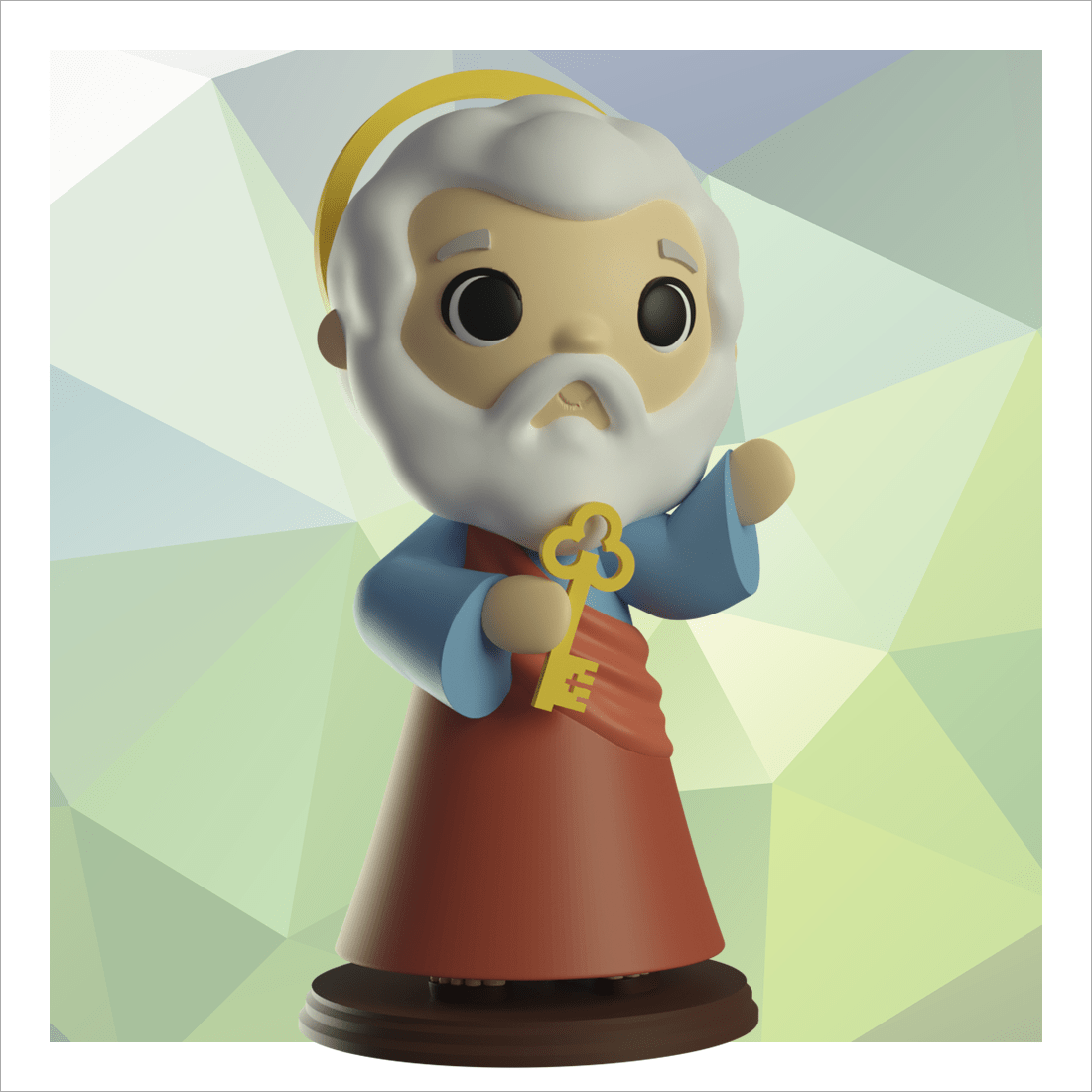 STL file Saint Peter 🎨・Model to download and 3D print・Cults