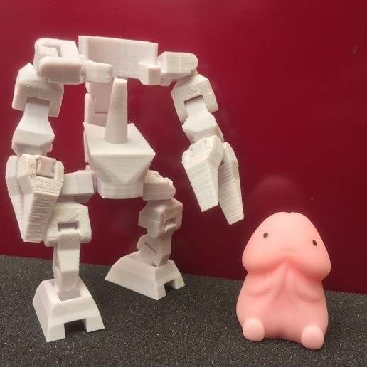 Download free 3D printing templates Articulated Ding Ding mecha ・ Cults