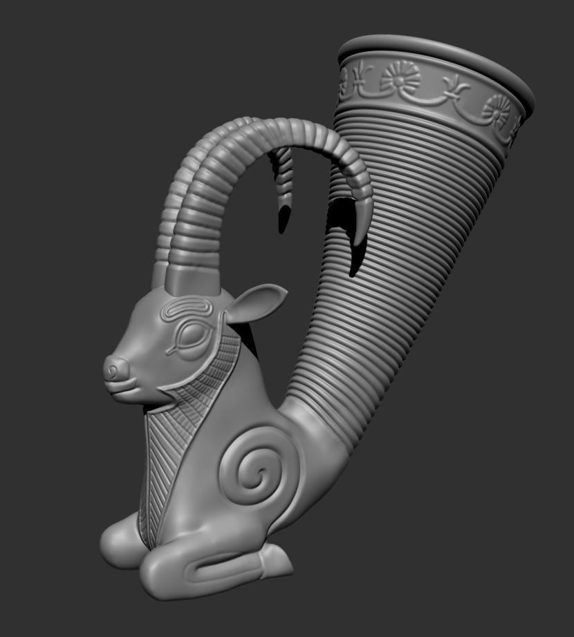 OBJ file Rhyton・3D printing template to download・Cults