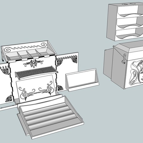 Download free 3D printing files Foldable display box ・ Cults
