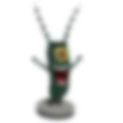 Download free STL file Plankton - SpongeBob • 3D print object ・ Cults