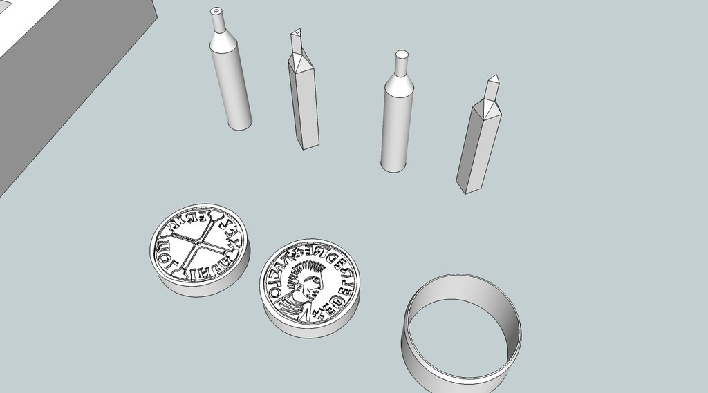 Free STL file Viking Coin Striking set・3D print model to download・Cults