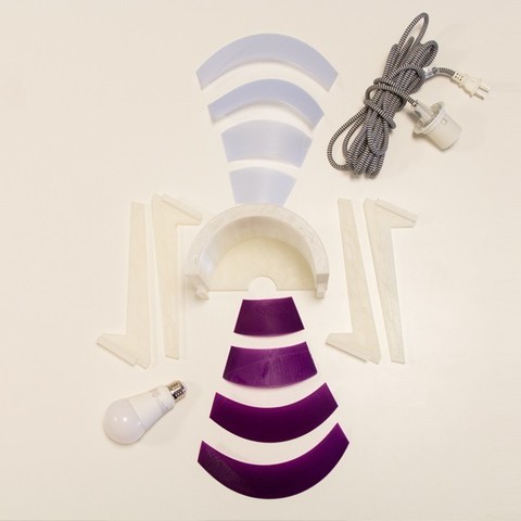 Download free STL file Hanging Lamp Shade ・ Cults