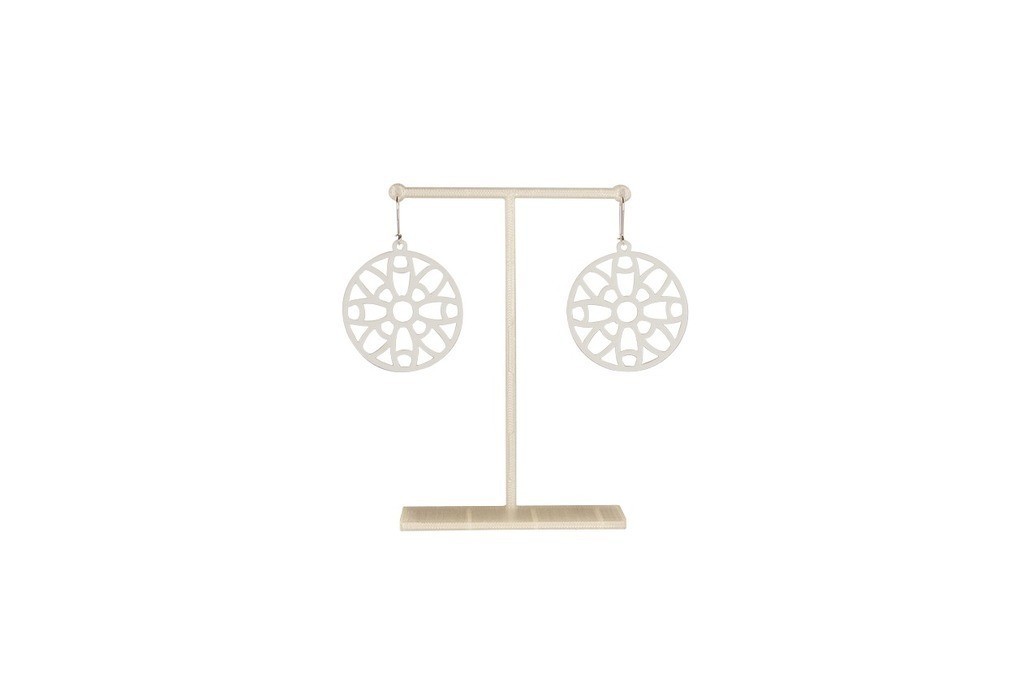 Free STL file Stained Glass Earrings with Stand・3D printer model to ...