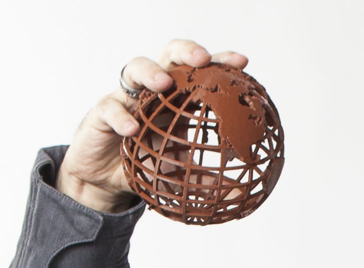 Free STL file Gridded Globe 🗿・Object to download and to 3D print・Cults