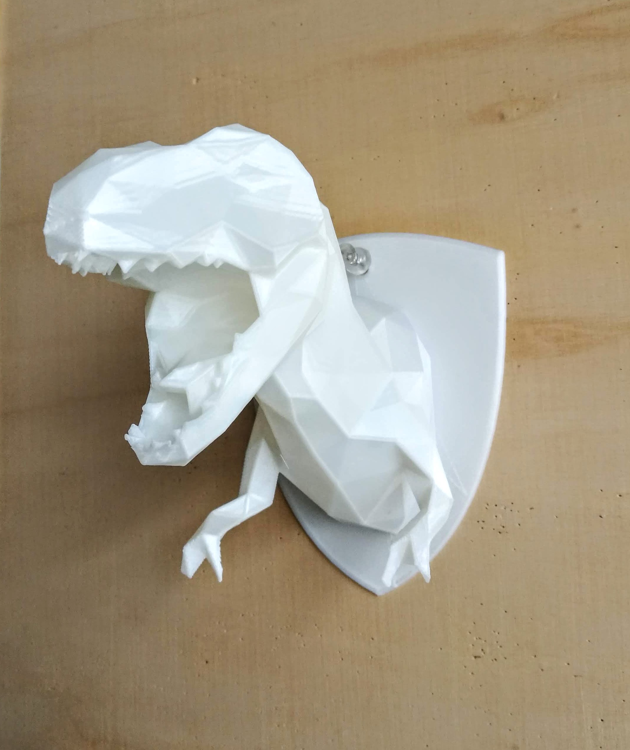 Archivo STL Trofeo busto bajo Poly T-Rex・Modelo para descargar e ...