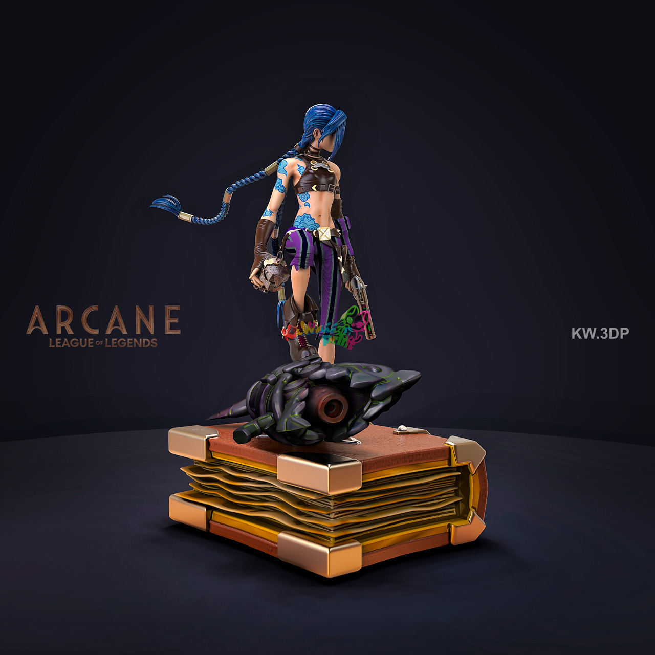 3D file Arcane Jinx 🎬・3D print object to download・Cults
