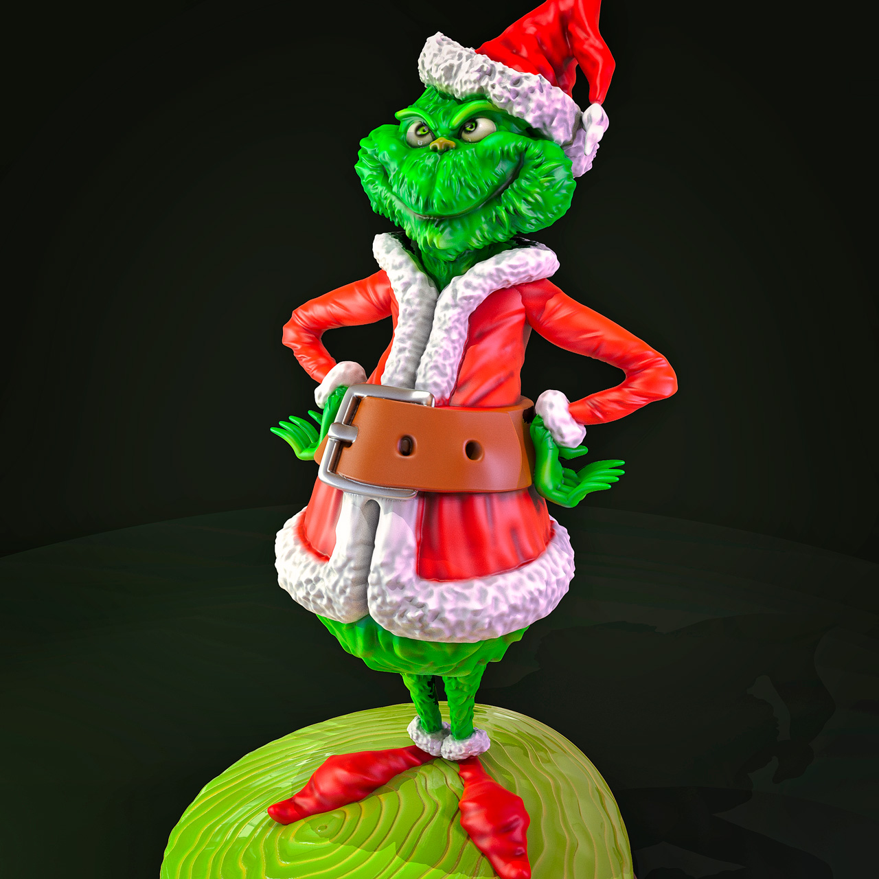 3D file the Grinch 🎬・3D print design to download・Cults