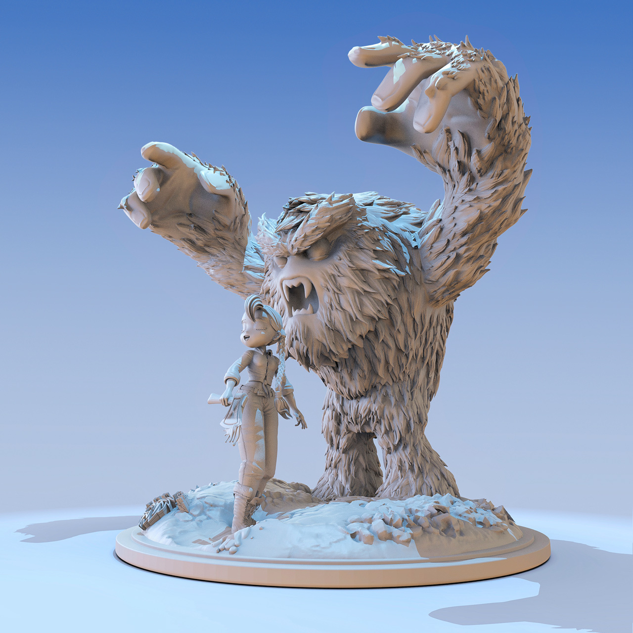 Archivo 3D the yeti 🎨・Diseño de impresora 3D para descargar・Cults