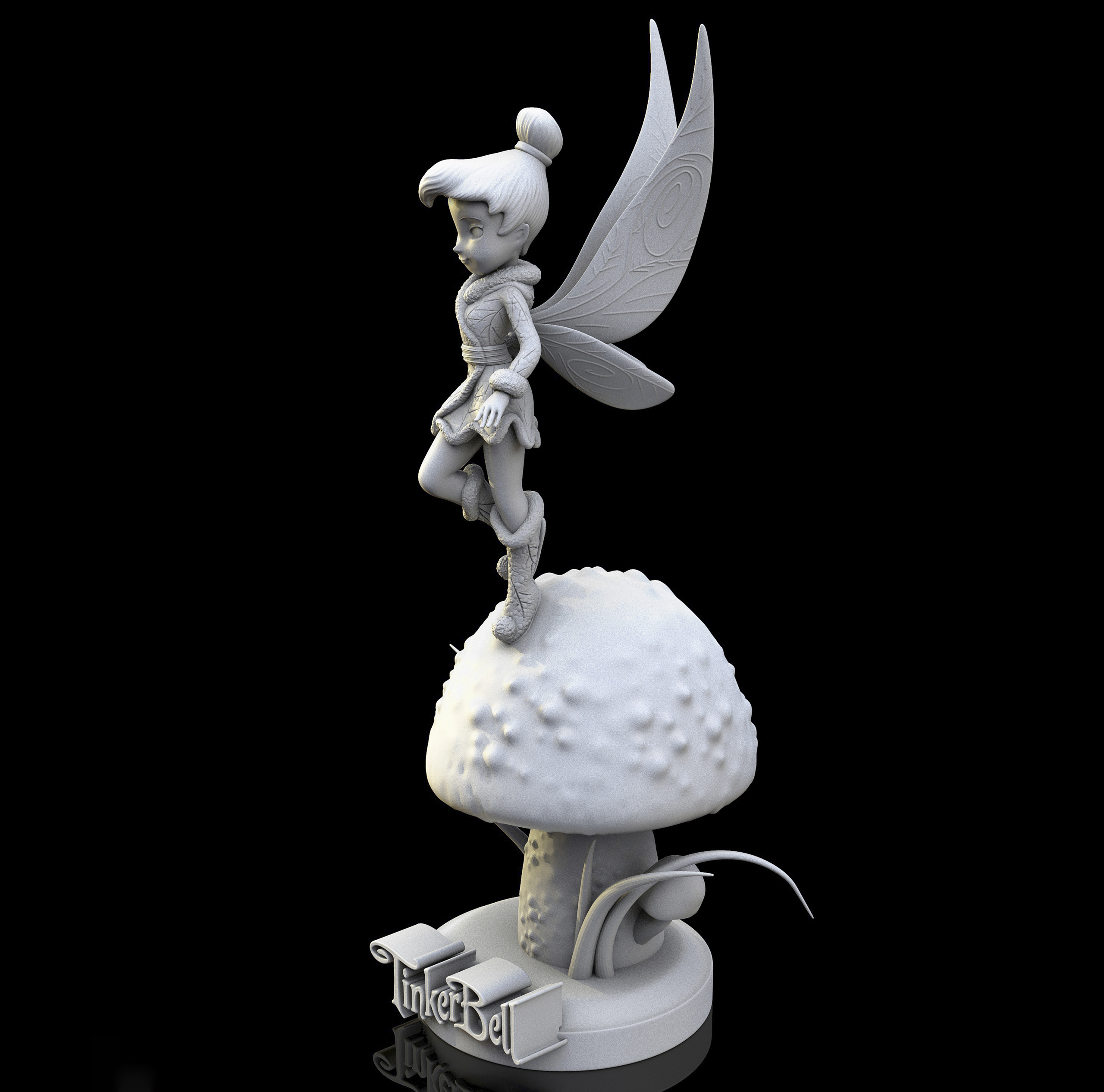 3D file Tinkerbell Base 045 🎬・Model to download and 3D print・Cults