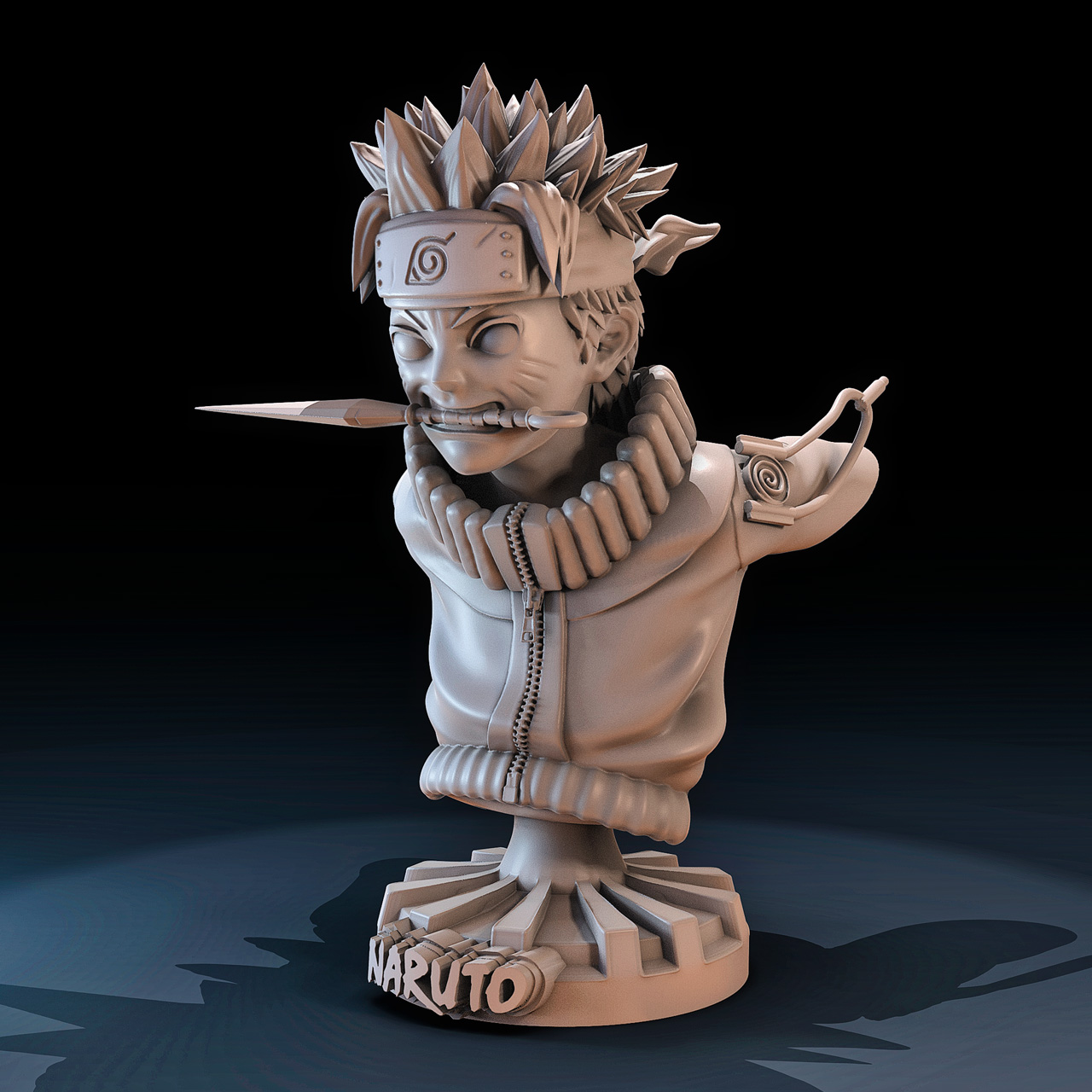 Archivo 3D bust naruto 2x1 👤・Modelo para descargar y imprimir en 3D・Cults