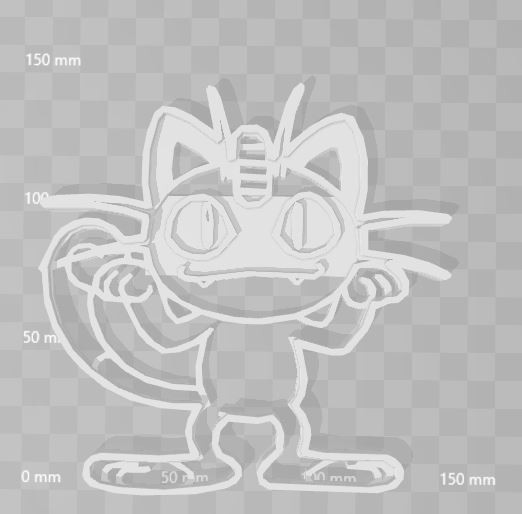 STL file meowth pokemon cookie cutter・3D printable model to download・Cults