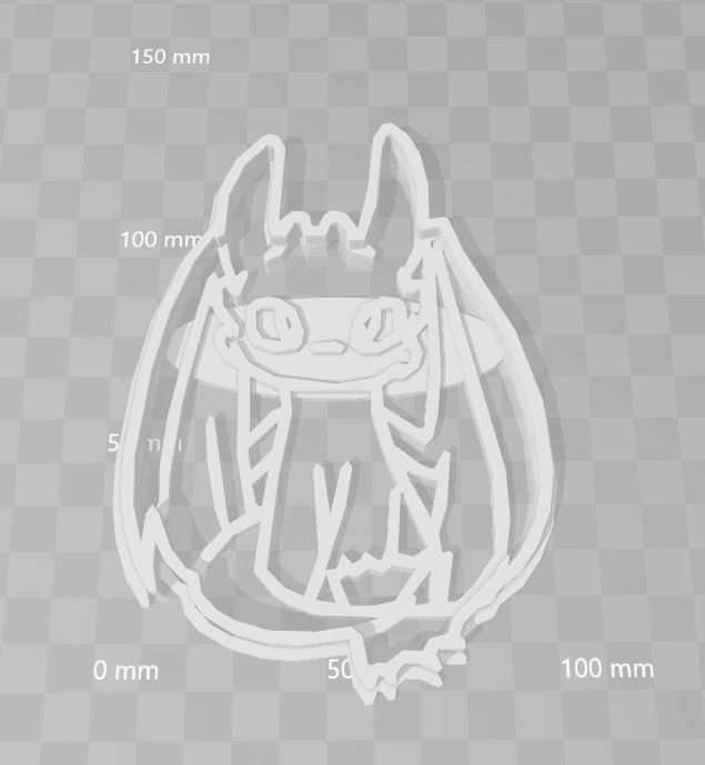 STL file toothless dragon cookie cutter・3D printable model to download ...