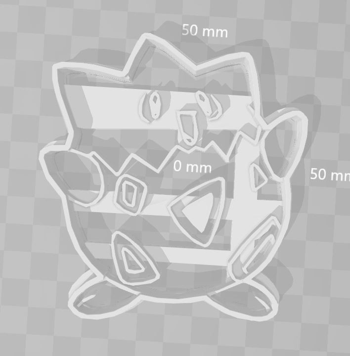 STL file Togepi pokemon cookie cutter・3D printable model to download・Cults