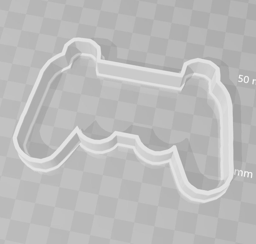 STL file PS4 joystick gamepad cookie cutter・3D printable design to ...